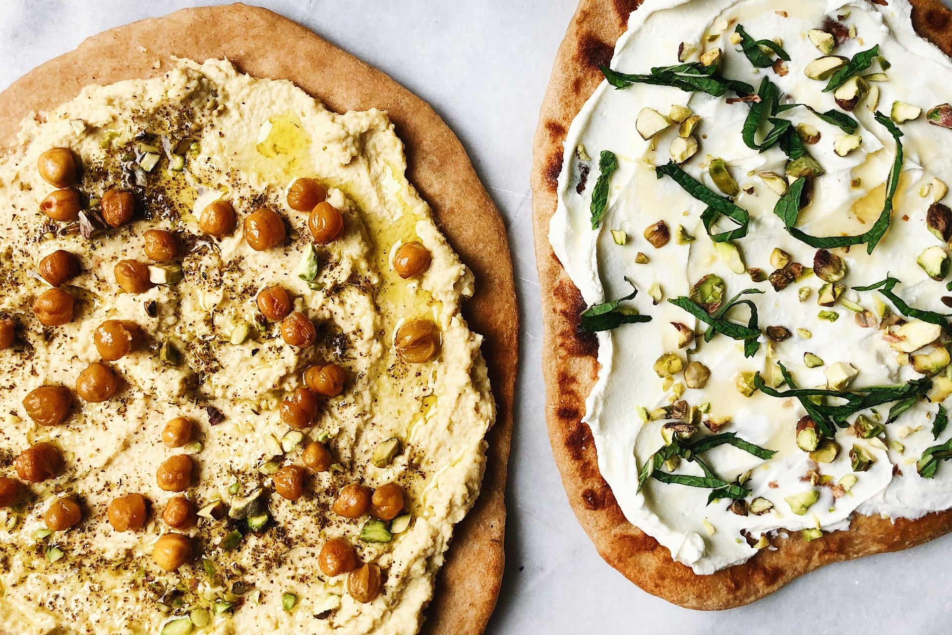 Grilled Red Spring Flatbreads – Flourist