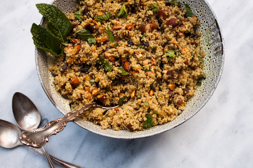 Moroccan Golden Quinoa Salad – Flourist