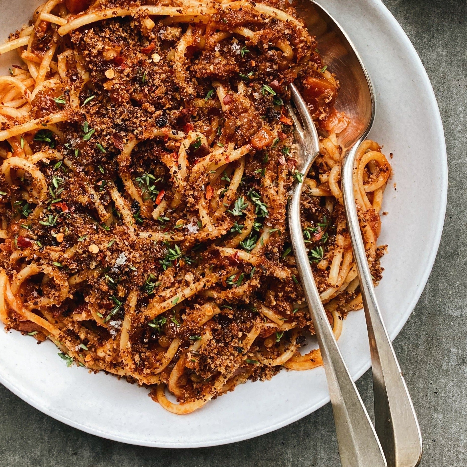 French Lentil Bolognese Sauce – Flourist
