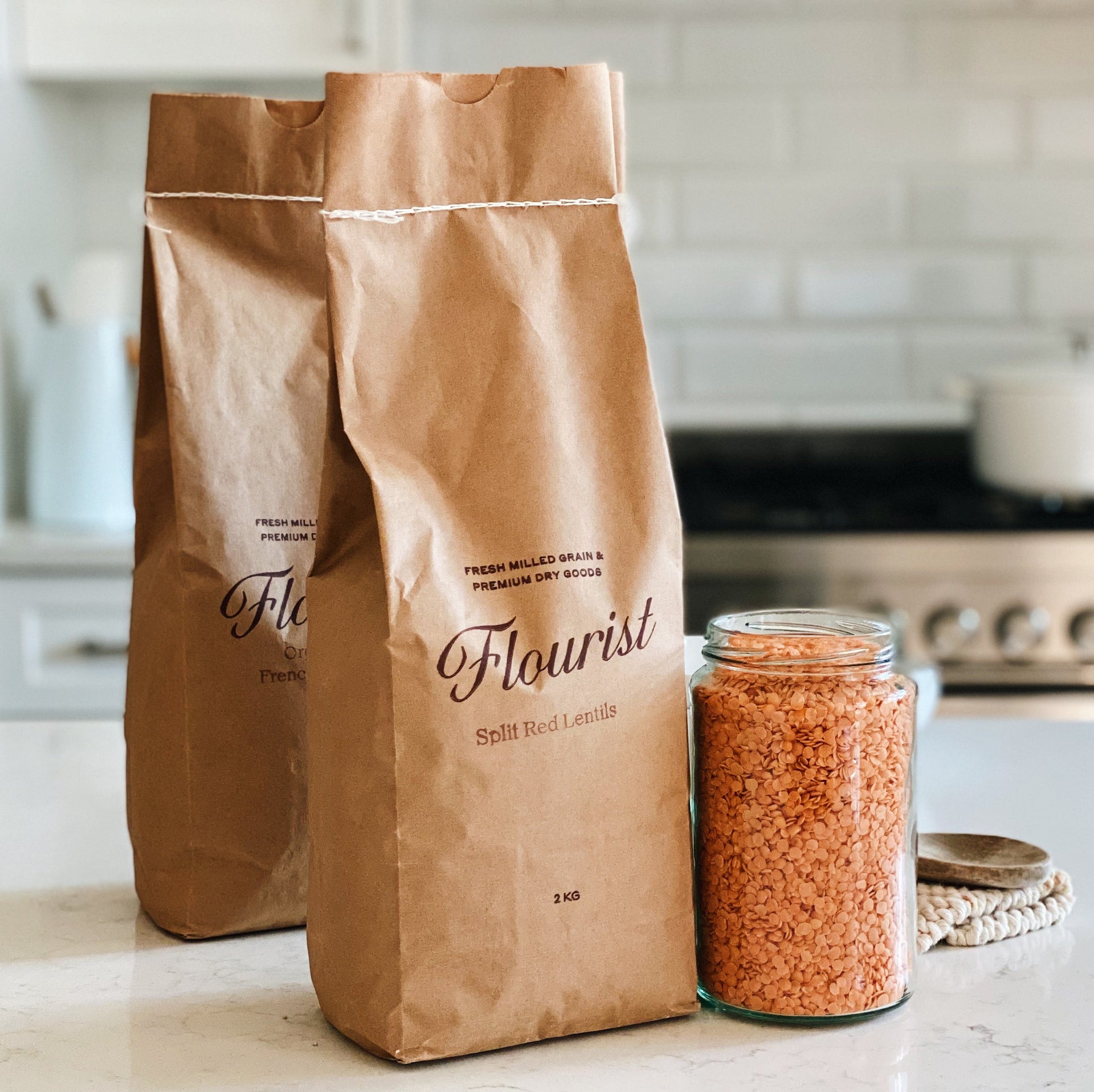 Premium Split Red Lentils – Flourist